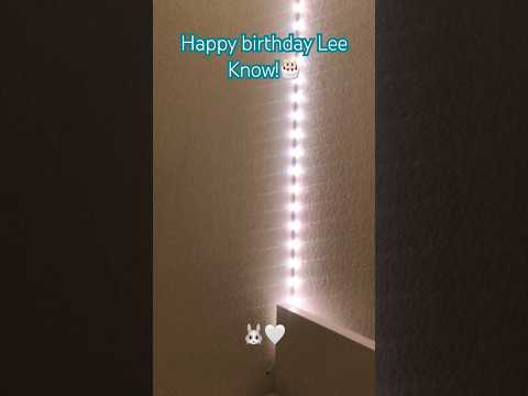 Happy birthday LeeKnow ! 🐰🤍 #Straykids #Skzoo #Skz #Leeknow #Birthday
