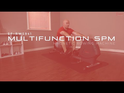 Multifunction SPM Magnetic Rowing Machine SF-RW5941 | Sunny Health & Fitness