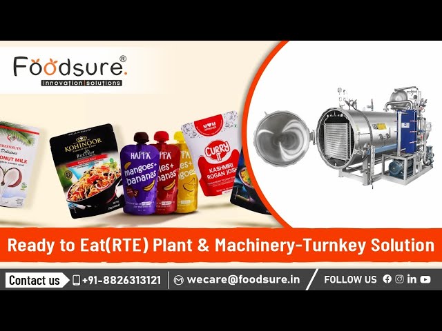 Retort Processing Plant - Ready to Eat Plant Manufacturer from New Delhi
