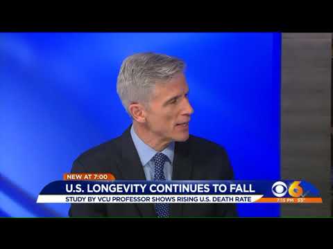 VCU doctor is lead author on shocking study showing Americans dying young at alarming rates