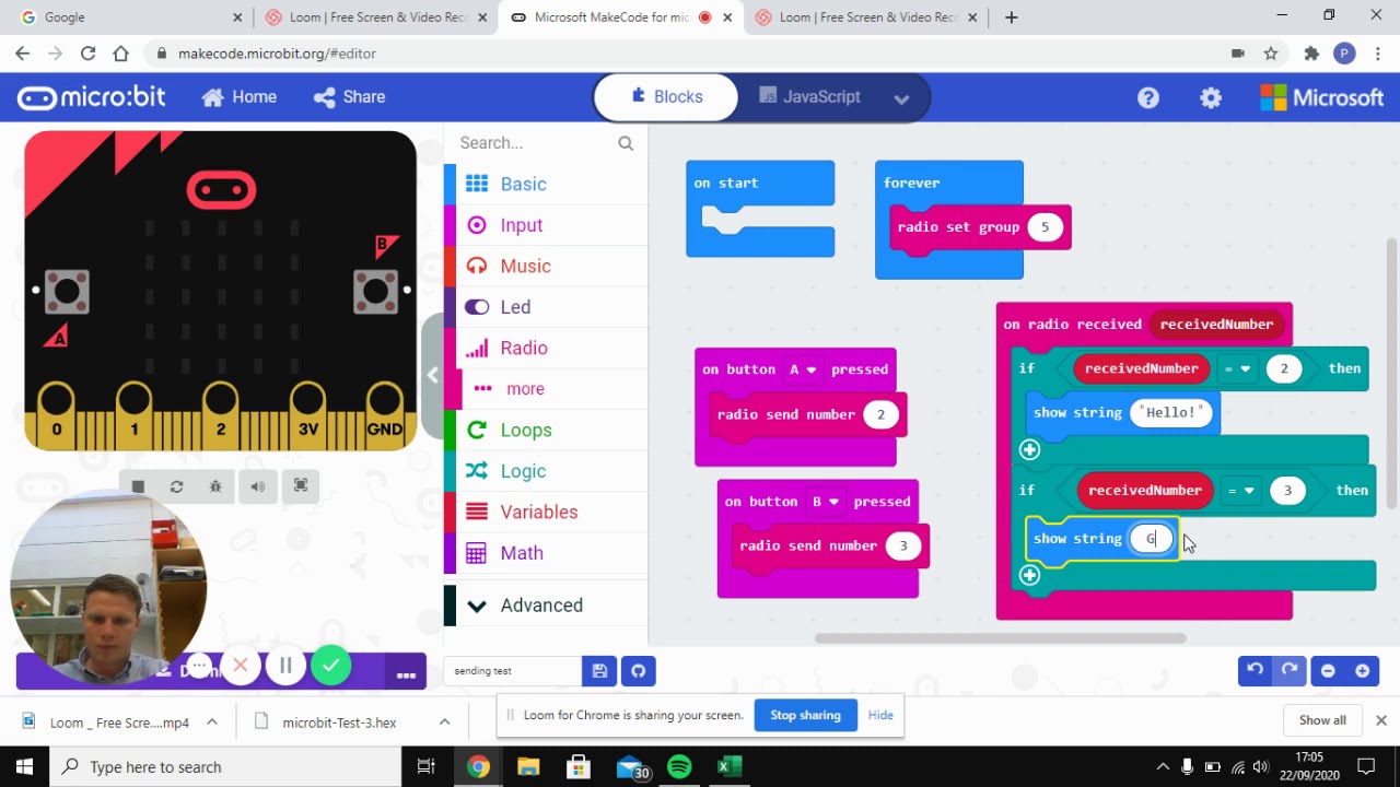 Microbit tutorial 2 -  Communicating with microbits