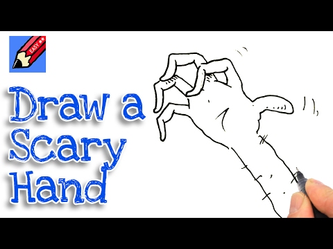 How to draw a scary hand | Shoo Rayner