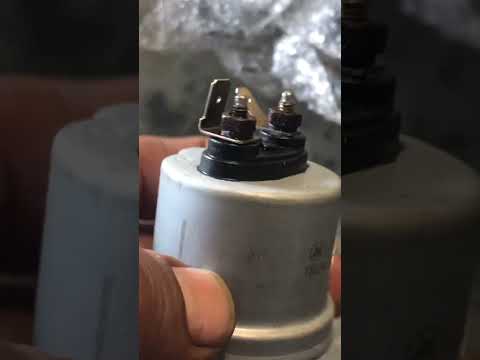 Shorts #engine#VDO oil pressure sender connection G pin for meter positive wk pin for alarm positive