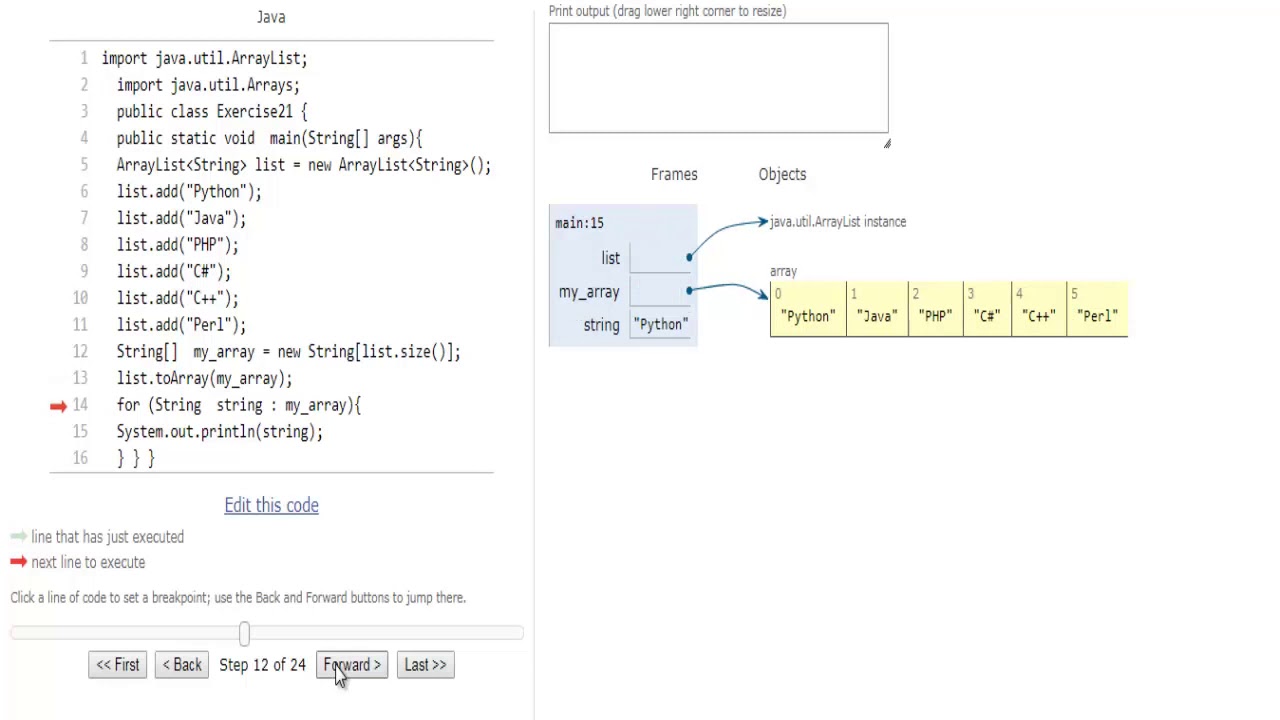 w3resource.com: Java Array Exercise-21