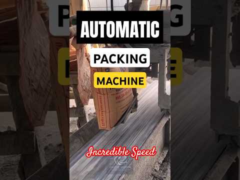 Incredible Speed! Watch How Cement Bags Are Filled in Factories