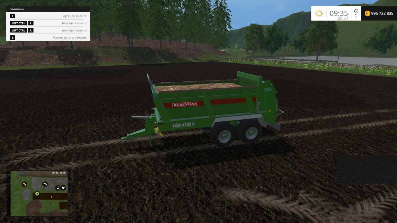 Manure compost spreader V1 - FS 15
