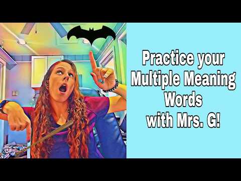 Part 3/5: Third Grade PRACTICE- Multiple Meaning Words + Practice Exercises