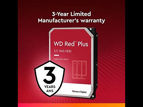 Western Digital 12TB WD Red Plus NAS Internal Hard Drive HDD