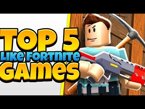 Top 5 Games JUST LIKE Fortnite on Roblox!
