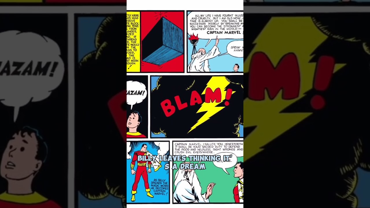 SHAZAMS FIRST APPEARANCE! #dc #comics #shorts