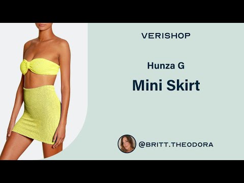 Hunza G Mini Skirt Review