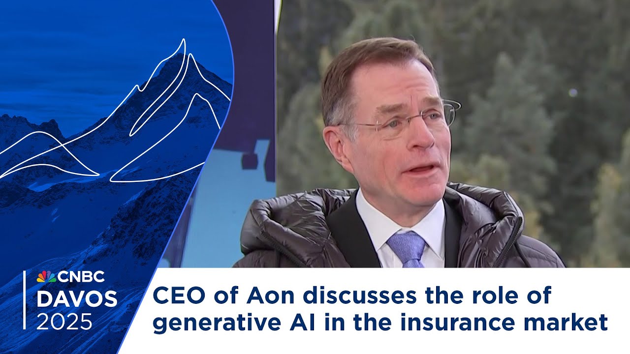 CEO of Aon discusses the role of generative AI in the insurance market