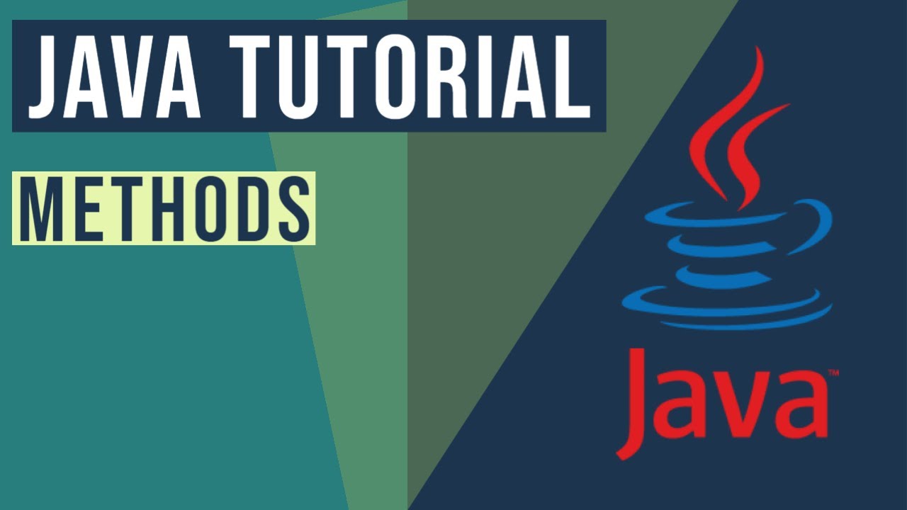 Java Methods Tutorial