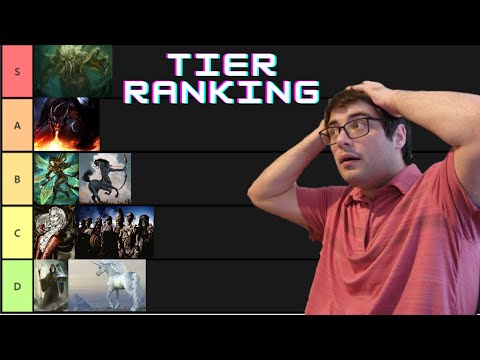 Fantasy Creatures and Races TIER RANKING!!!
