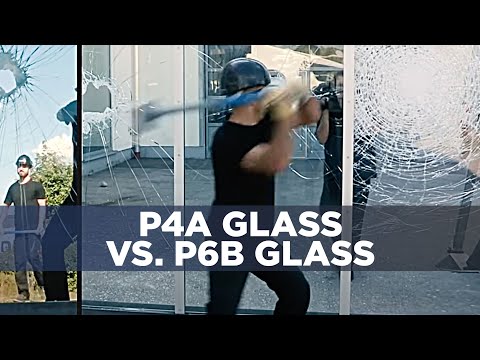 Armored glass vs. sledgehammers - Which pane will last longer?