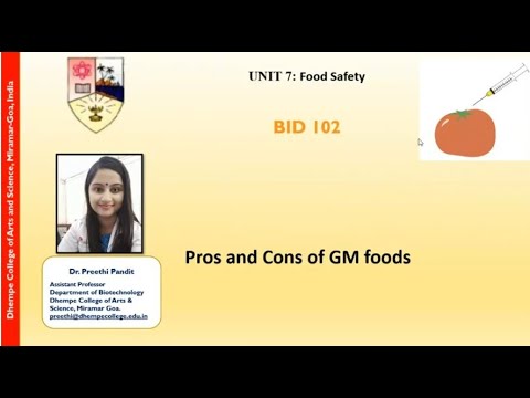 Pros and Cons of GM foods