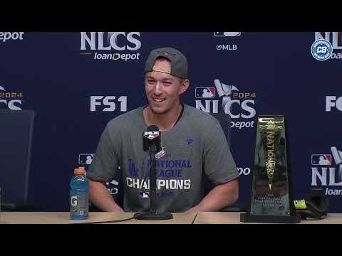 2024 NLCS: Tommy Edman talks tying Corey Seager, MVP Award & reaching World Series with Dodgers