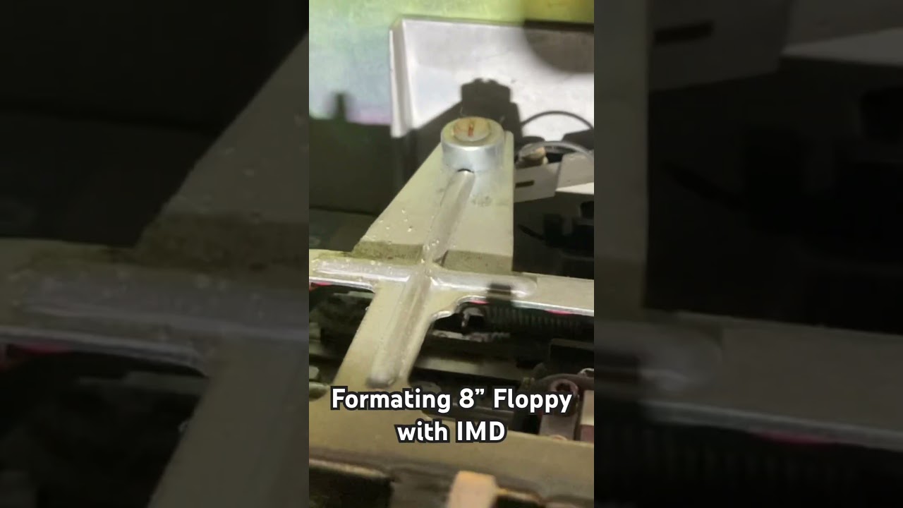 Formatting 8” Floppy disk from MSDOS PC with IMD