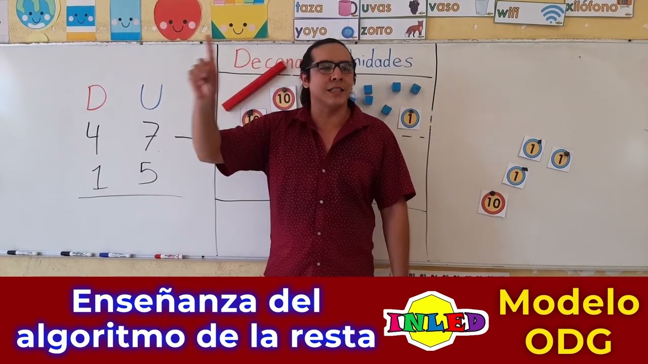 Enseñar el algoritmo de la resta- Primer grado de primaria 2023