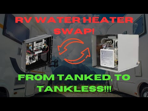 RV tankless water heater swap! (Complete install video)
