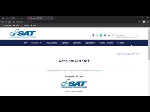 Consulta CUI / NIT | Programación estructurada | Estructura de datos