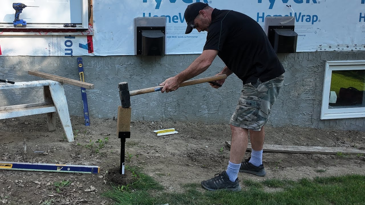 How To Install Pylex 50 Screw Pile (Not Sponsored)