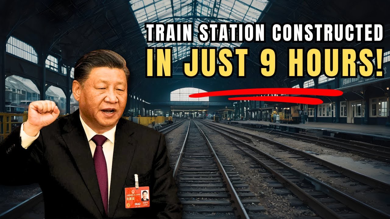 Unbelievable: China builds train station in 9 hours