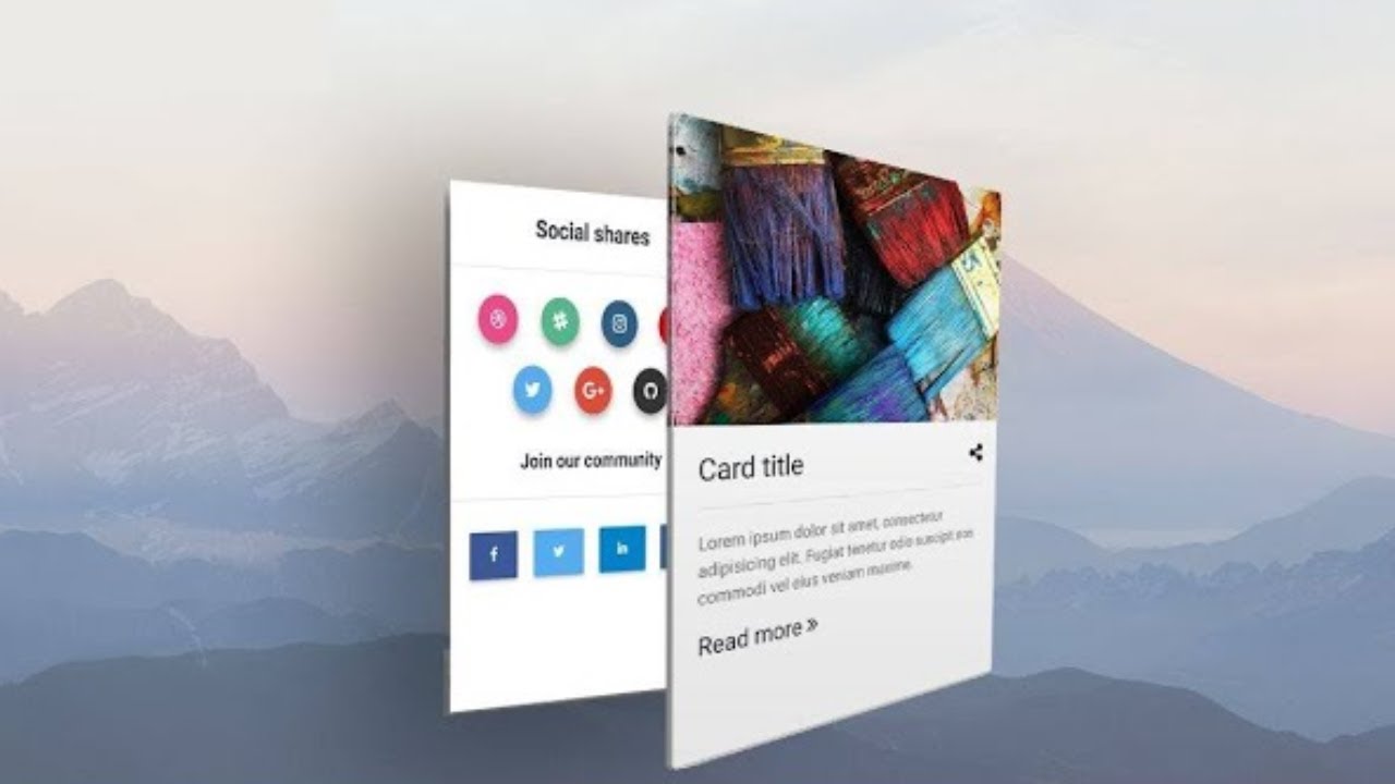 Flip/Animate Cards using JQuery