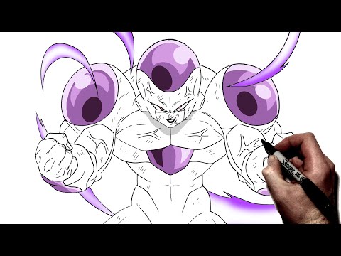 How To Draw Full Power Frieza | Step By Step | Dragon Ball