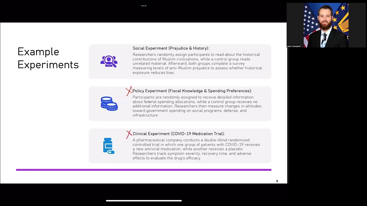 Video Lecture - Experiments