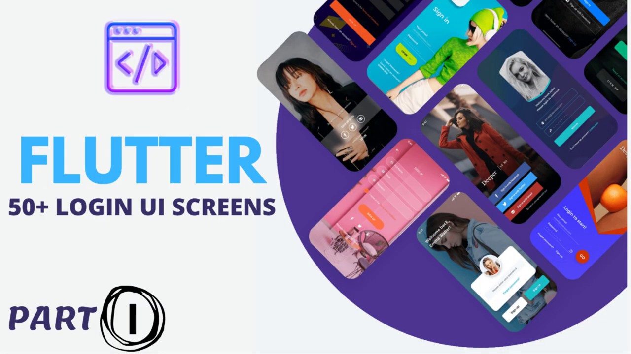 50+ Awesome Flutter Login UI Screens |Part 1| GitHub Link