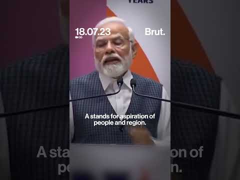 PM Narendra Modi coins the new "NDA" full form