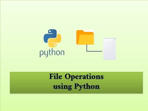 Create folders & Read / Write a file using Python