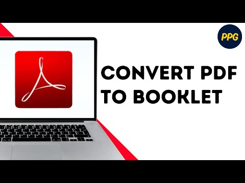 How to convert pdf to booklet format using Adobe Acrobat ?