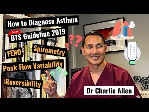 New Asthma Diagnosis 4 Easy Steps - FENO, Spirometry, Peak Flow Variability - BTS guideline 2019