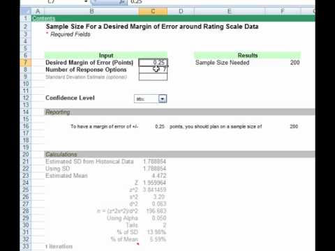 Survey Sample Size Calculator