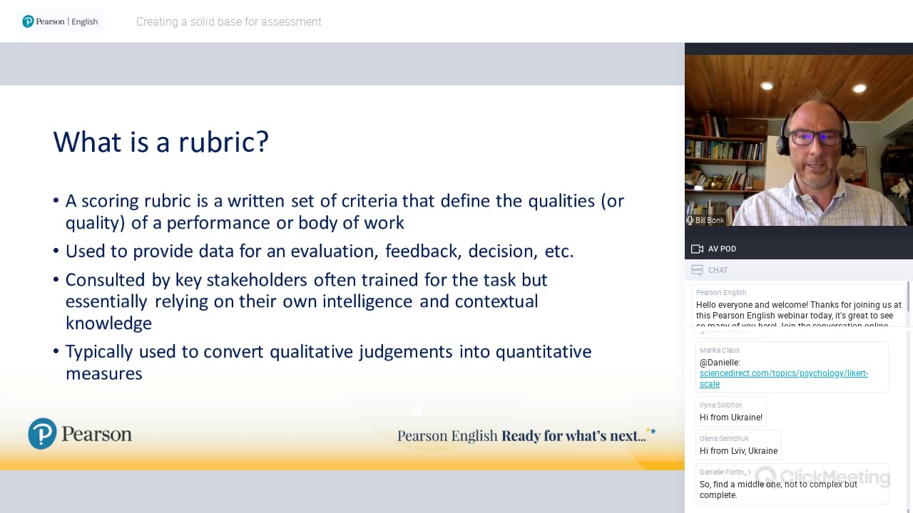 Creating a solid base for assessment: Best practices for creating and using scoring rubrics