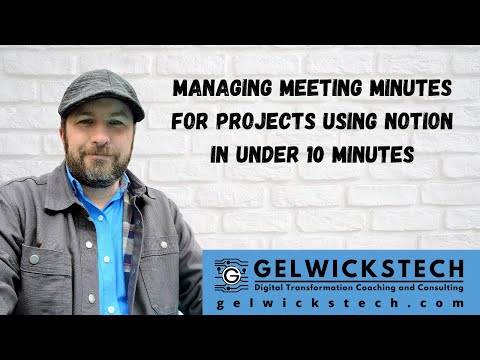Meeting Minutes for Projects using Notion