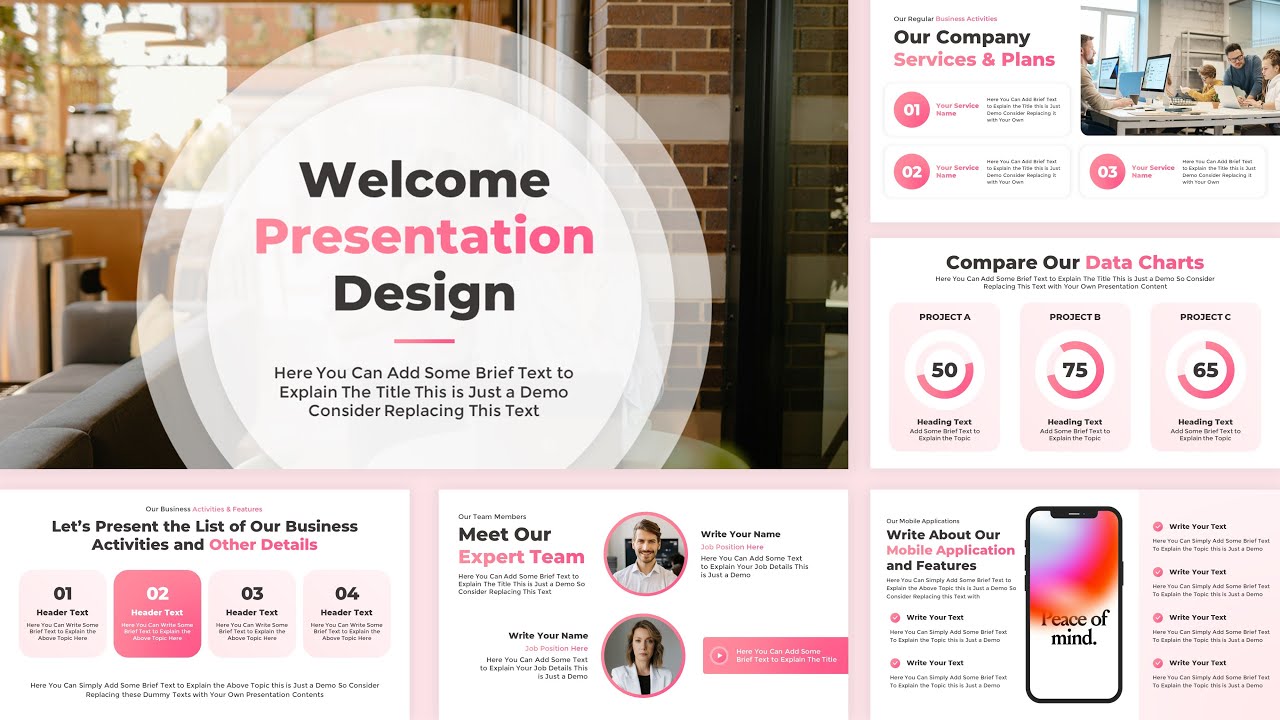 Free PowerPoint Business Plan and Strategy Presentation Slide