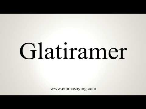 How To Pronounce Glatiramer