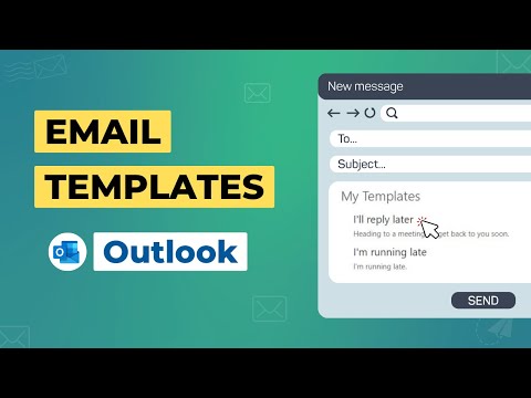 How to Create Email Templates on Outlook | Canned Response