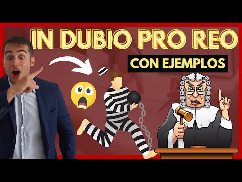 📜 Principio IN DUBIO PRO REO: ¿Qué es? ¿Diferencia con la presunción de inocencia? TODO con EJEMPLOS