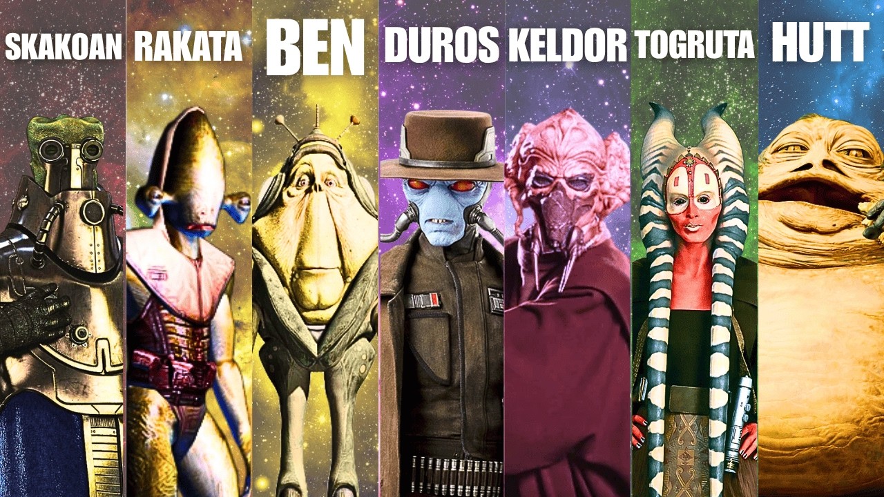 Every Obscure Alien Species in Star Wars EXPLAINED from A to Z