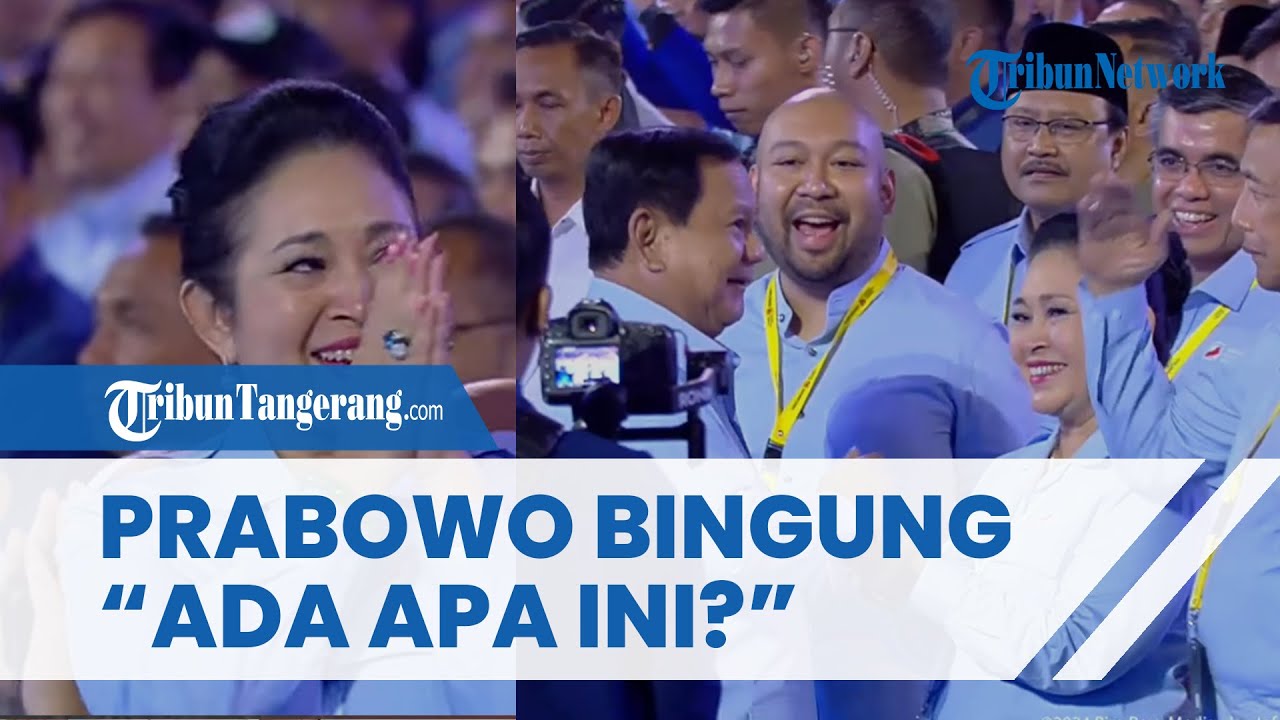 Sapa Titiek Soeharto! Prabowo Akui Bingung: Kok Tepuk Tangannya Paling Keras, Maksudnya Apa ...
