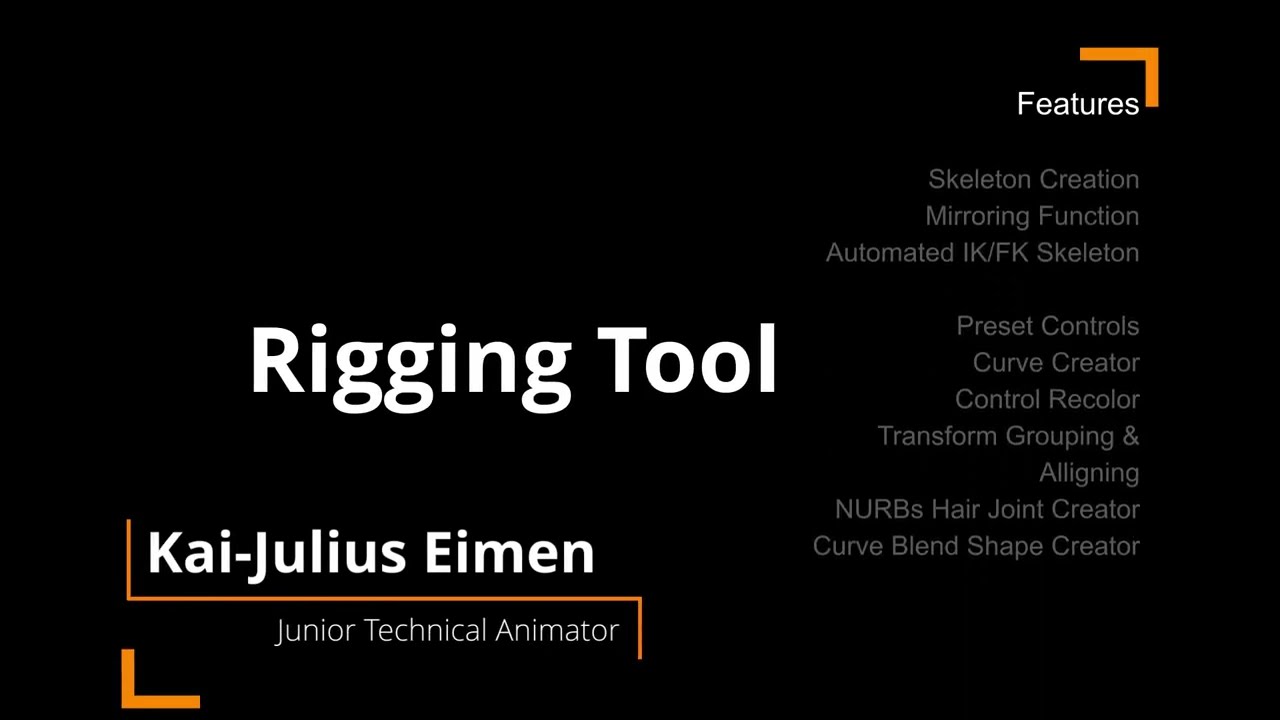 Python Rigging Tool Demonstration - Maya 2023