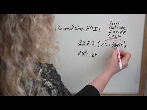 Lesson 25 - Multiplying Binomials