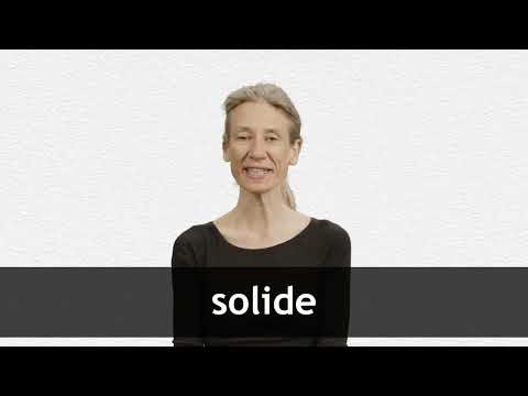 English Translation of “SOLIDE” | Collins French-English Dictionary