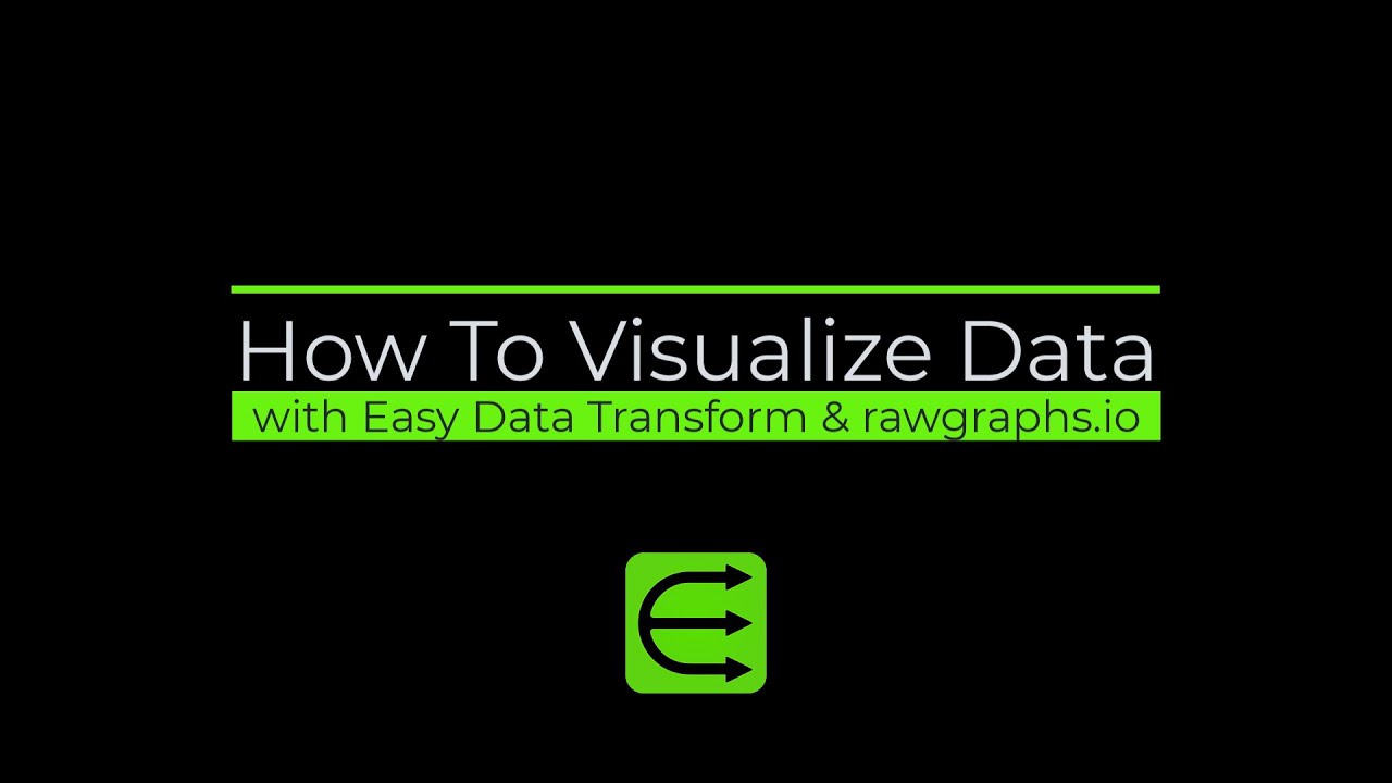 How to visualize data with Easy Data Transform and rawgraphs.io