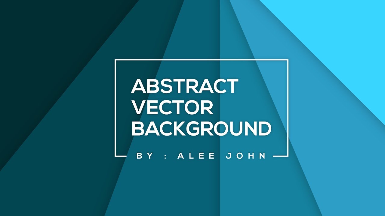 Abstract Vector Background In Adobe Illustrator CC