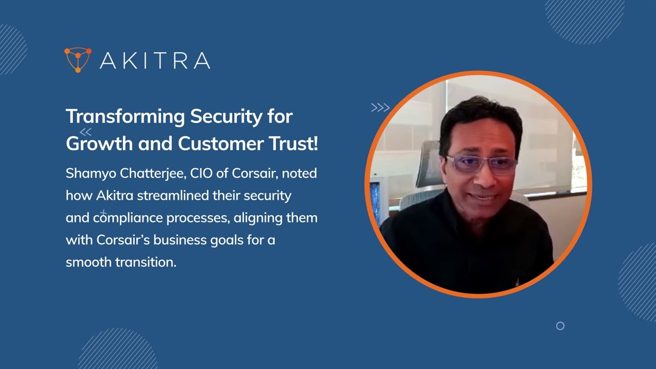 Corsair Streamlined NIST CSF Compliance with Akitra | AI-Enabled Compliance Automation Platform